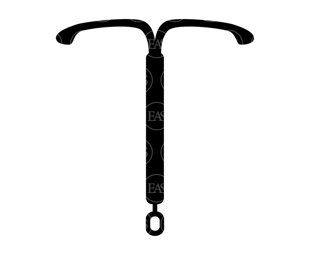Intrauterine Device Svg, IUD Svg, Contraception. Vector Cut File for ...