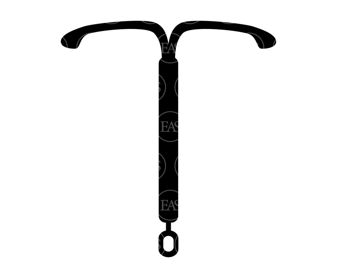 Intrauterine Device Svg, IUD Svg, Contraception. Vector Cut File for ...