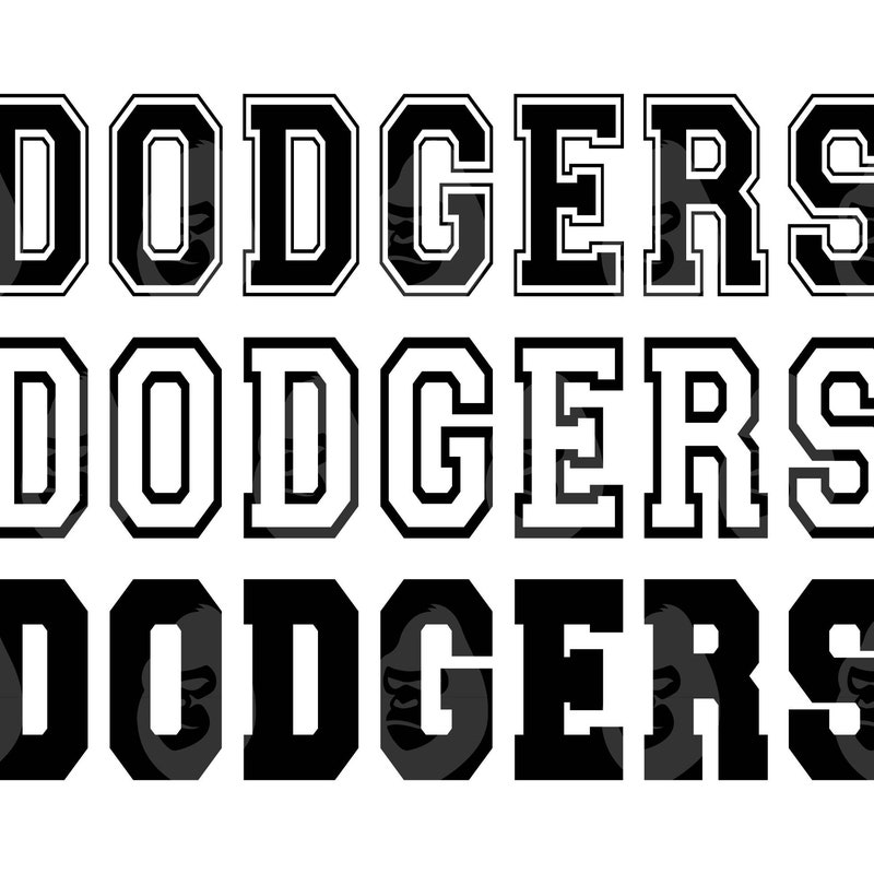 La Dodgers Svg - Etsy