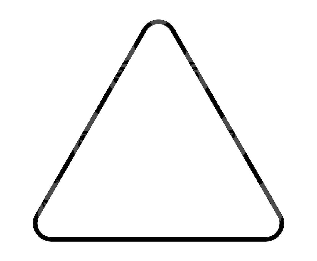 Rounded Triangle Svg, Rounded Triangle Square Png, Triangle Frame ...