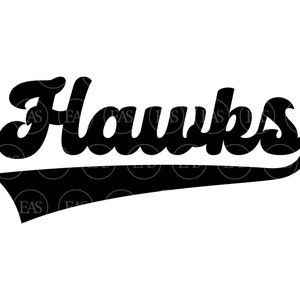 Hawks Jersey Logo - Etsy