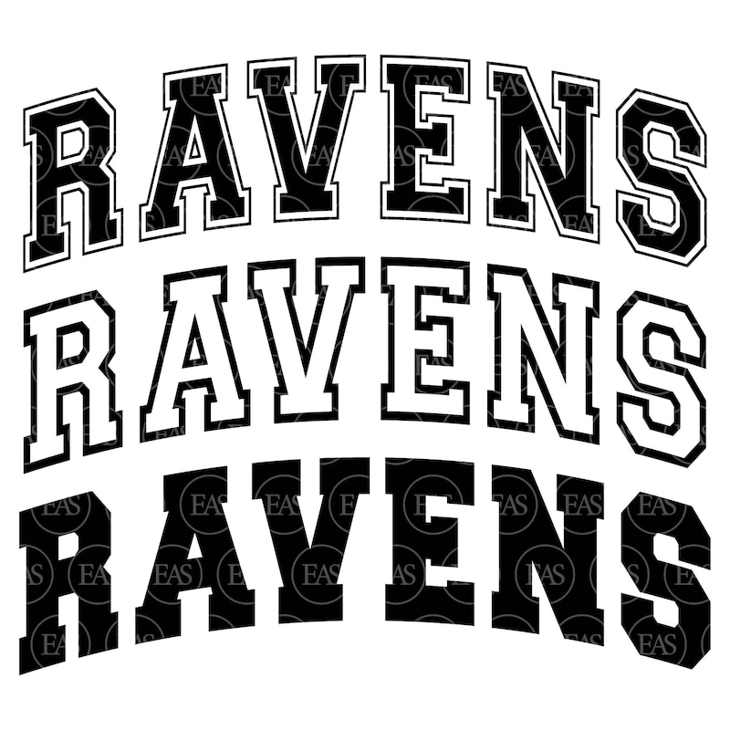 Baltimore Ravens Font Svg - Etsy