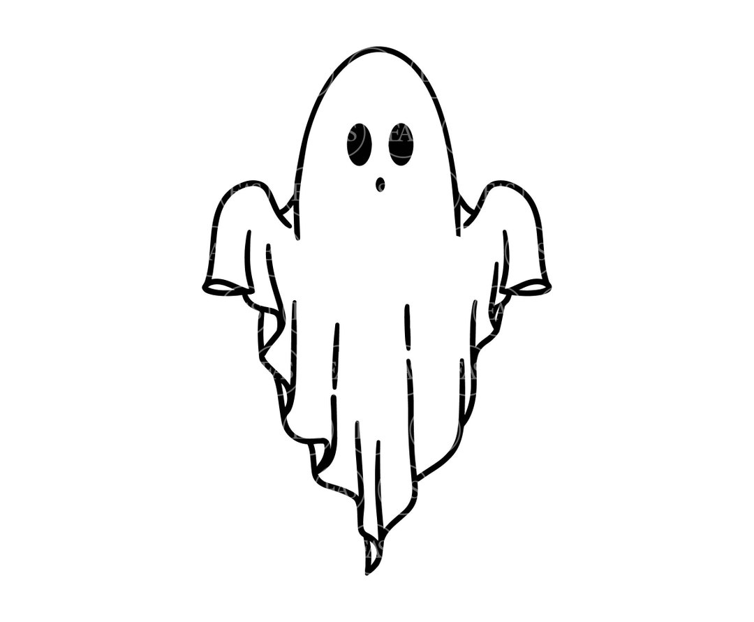 Ghost Svg Boo Svg Halloween Spooky Vibes Boo Haw Horror Spooky Season Vector Cut File