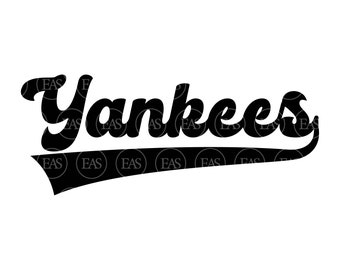 Yankees font - Etsy España