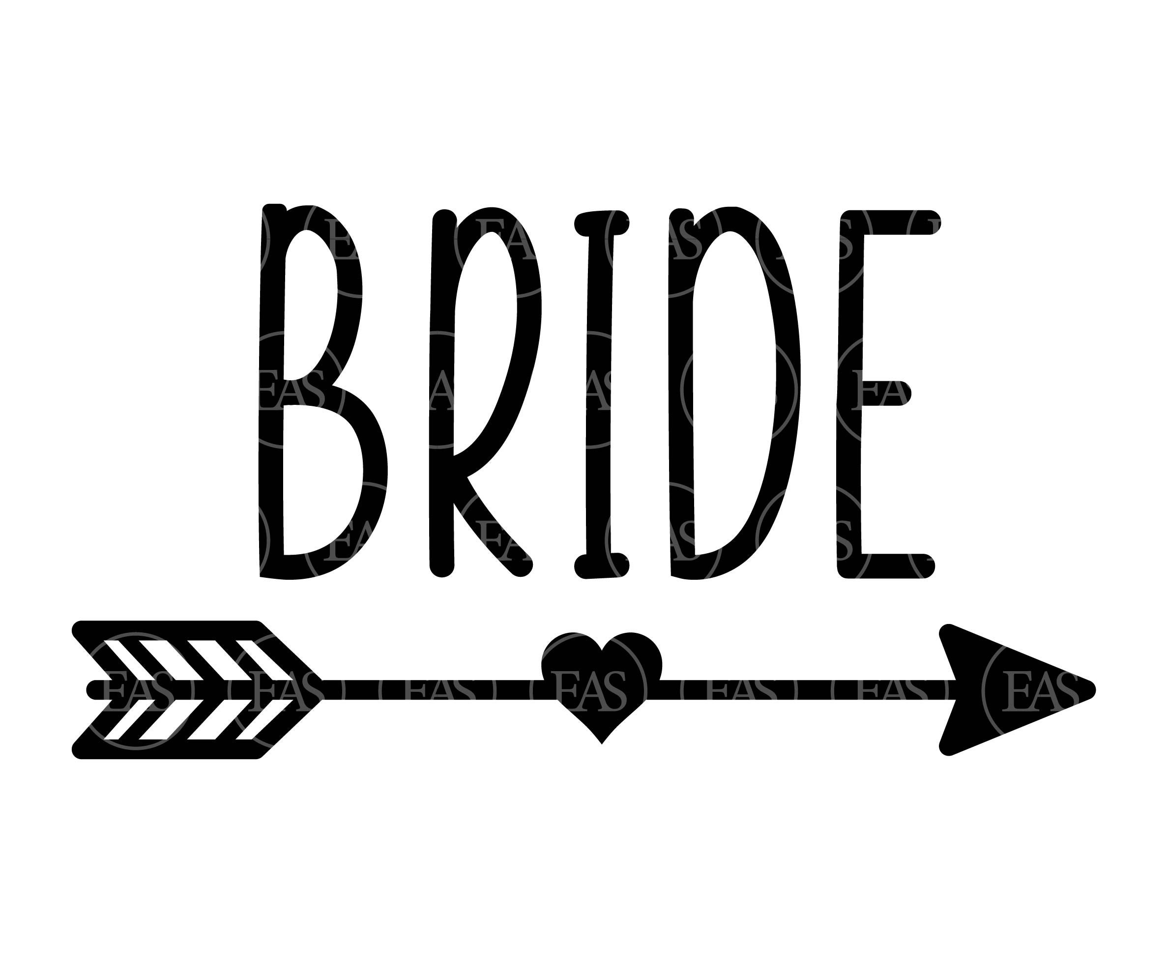 Bride Svg Wedding Svg Bridal Party Svg Bridal Shower Svg. - Etsy