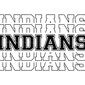 Indians Font - Etsy