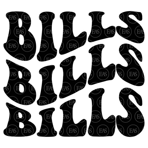 Buffalo Bills Font - Etsy