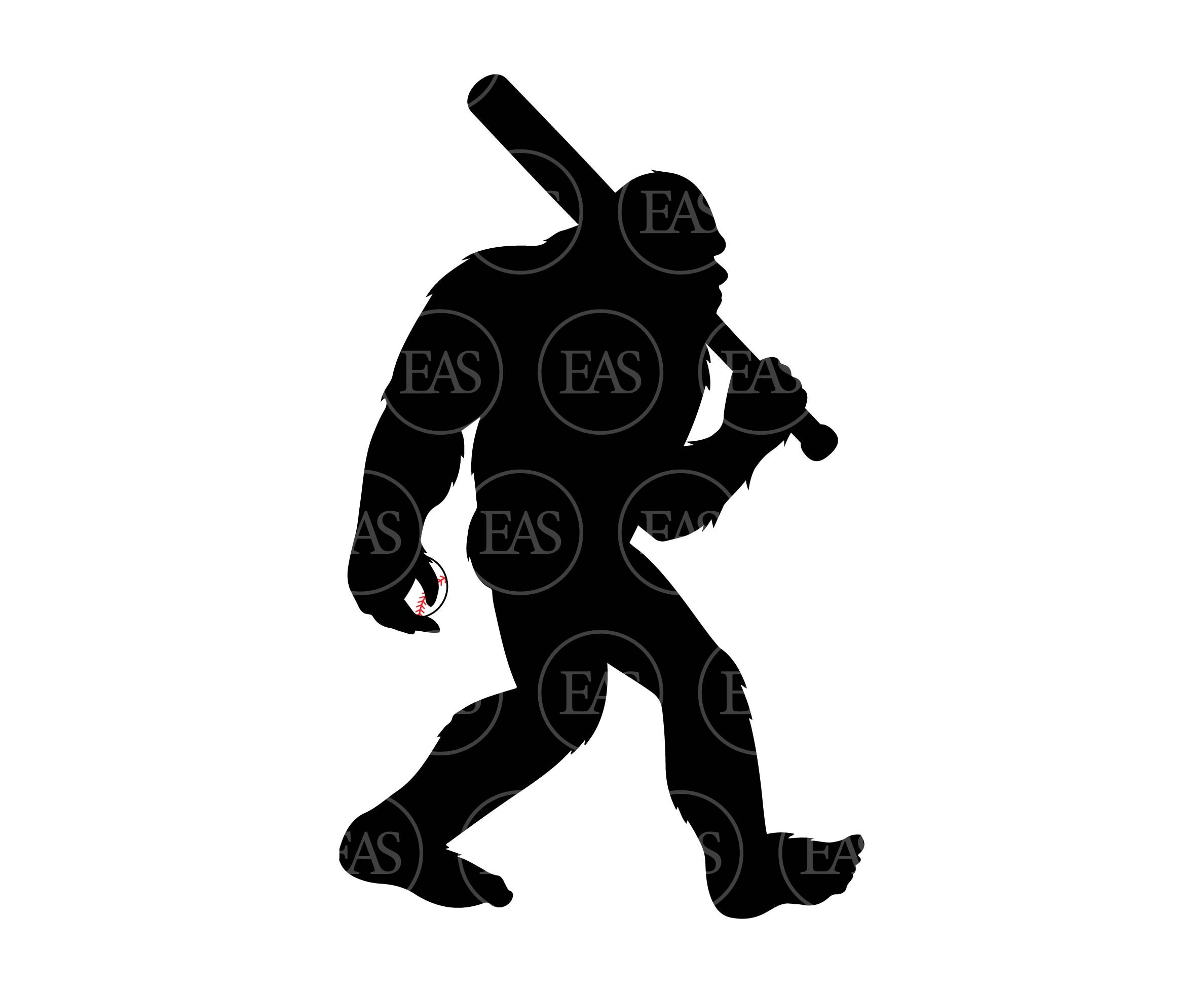 Bigfoot Svg Baseball Svg Cheer Mom Big Foot Yeti - Etsy