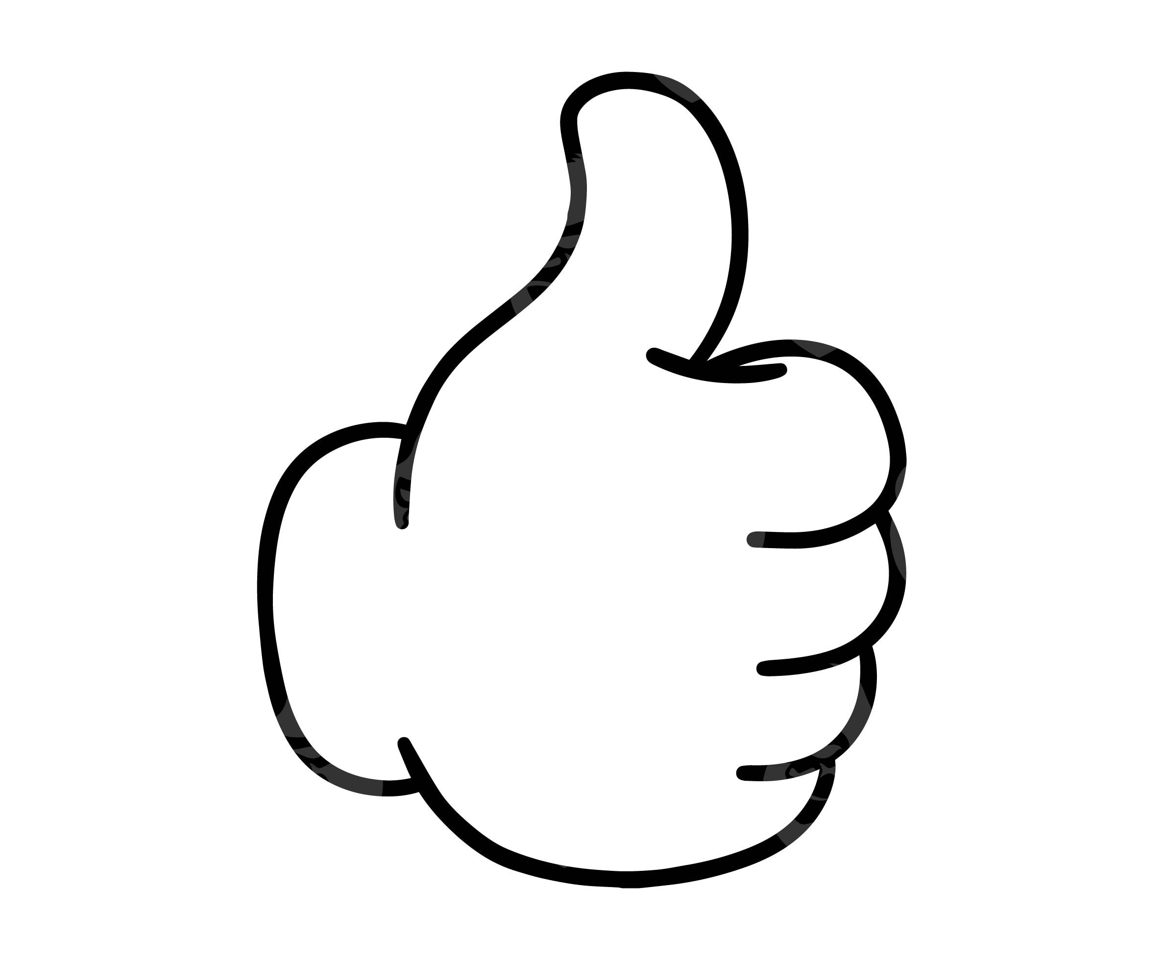 Cartoon Thumbs Up svg, Daumen hoch Png, Daumen hoch Handzeichen ...