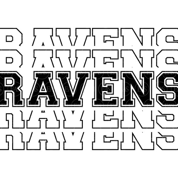 Baltimore Ravens Font - Etsy