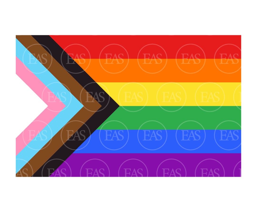 Lgbtq Progress Flag Svg, Rainbow Flag Svg, Lgbtq Pride Month. Clip Art ...