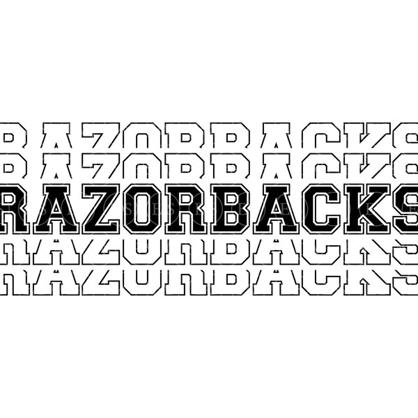 Razorbacks Svg - Etsy