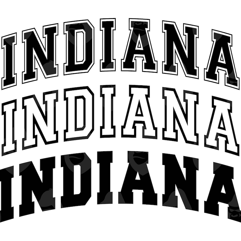 Indiana Logo Pattern - Etsy
