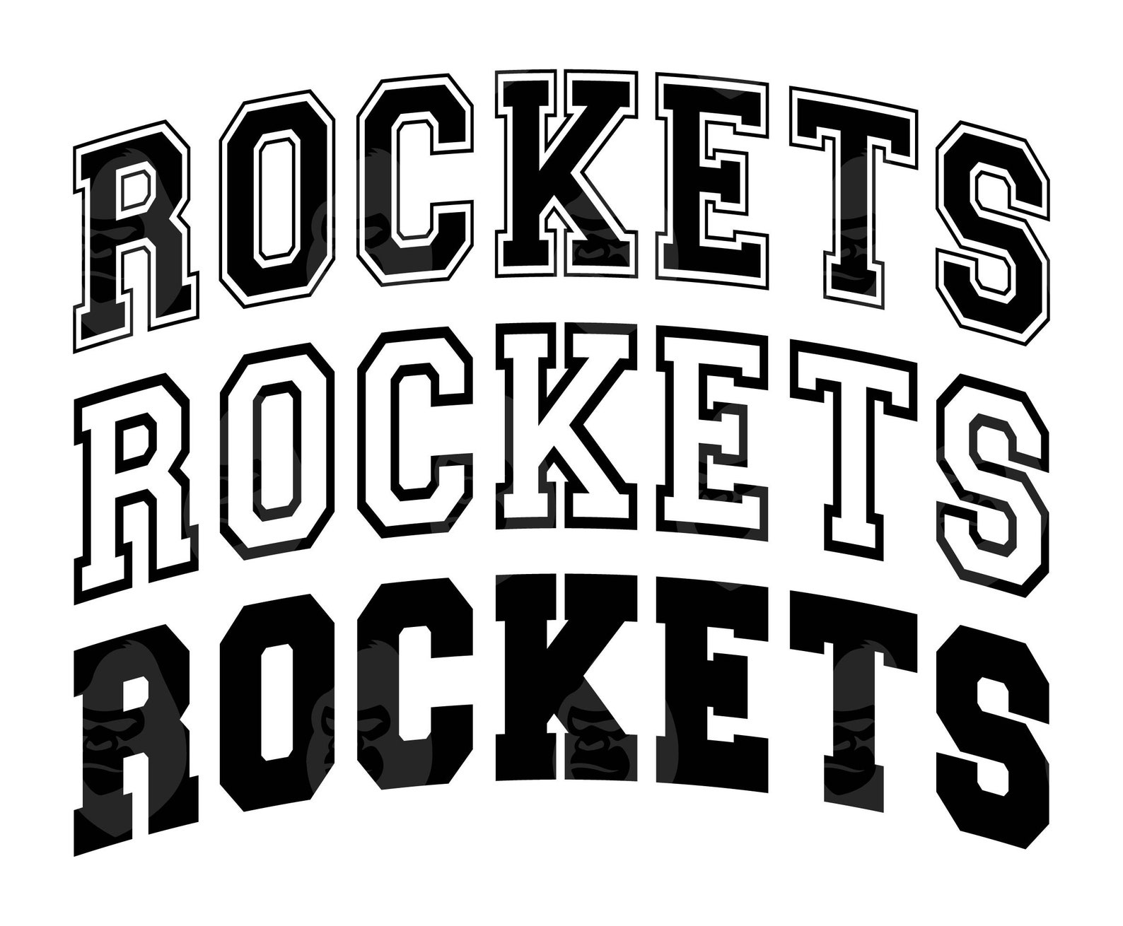 Rockets Svg, Rockets Arched Varsity Font, Go Rockets Svg, Rockets ...