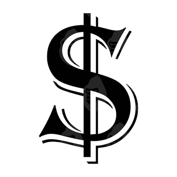 Dollar Sign Svg - Etsy