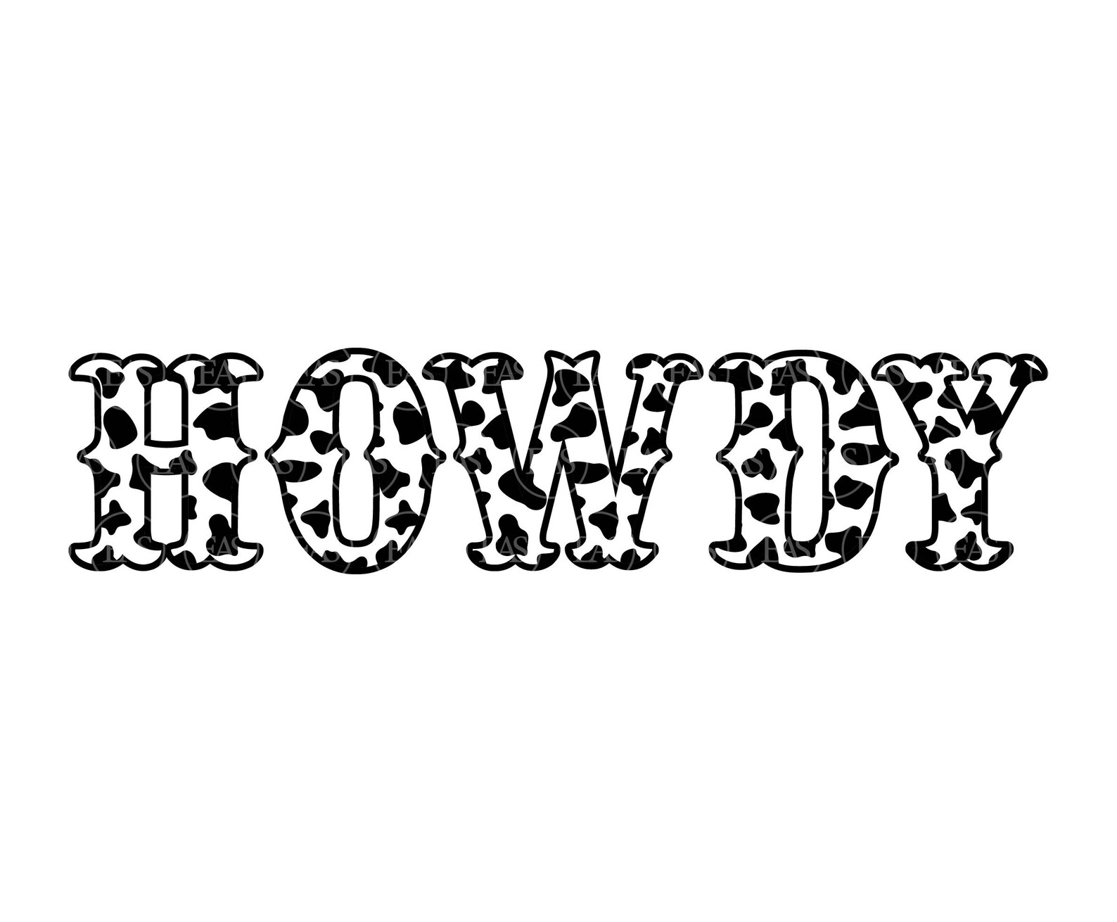 Howdy Svg, Cow Print Svg, Cowboy Svg, Cowgirl Svg, Country Svg. Vector ...