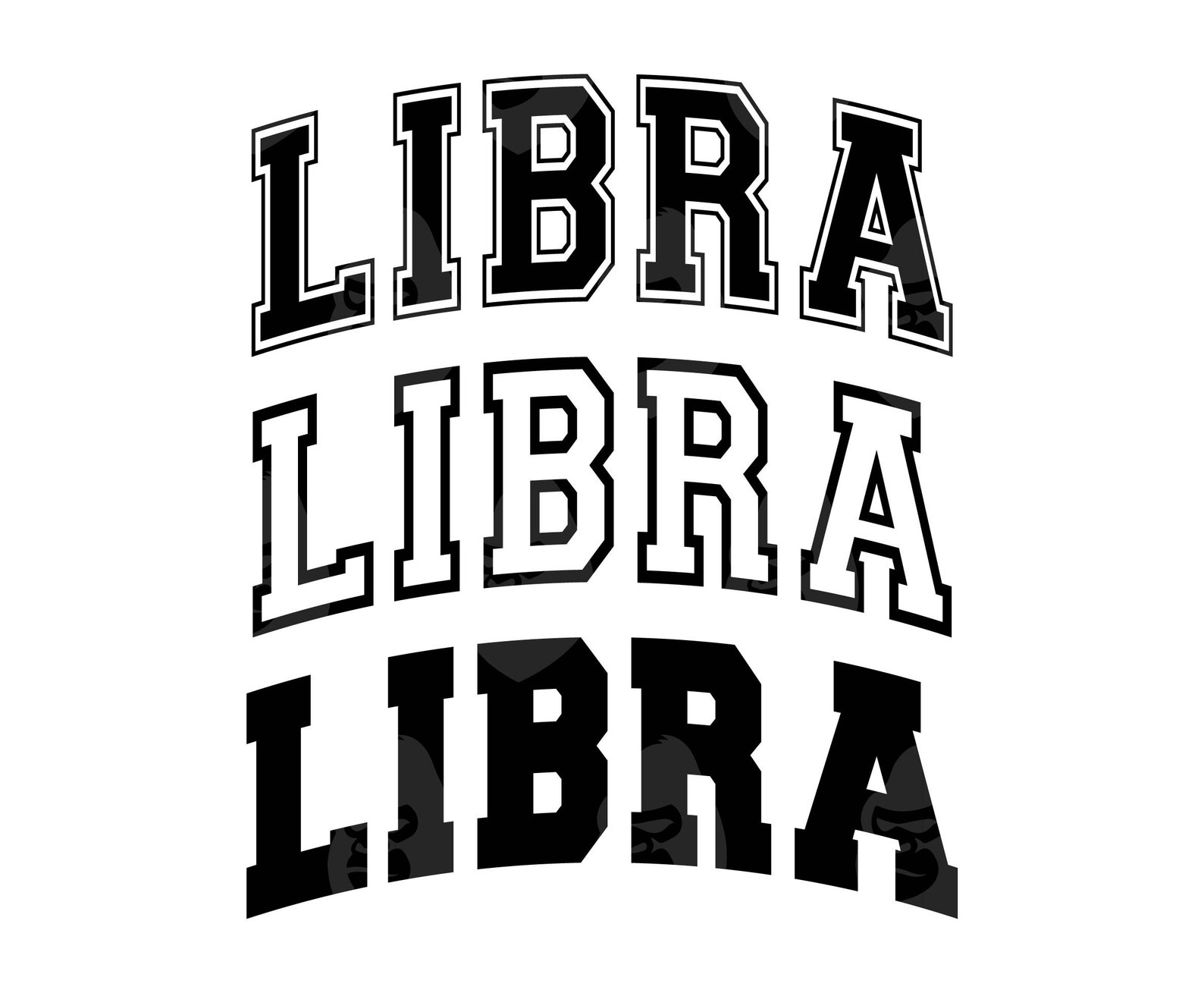 Libra Svg, Libra Png, Arched Varsity Font, Zodiac Signs, Horoscope ...