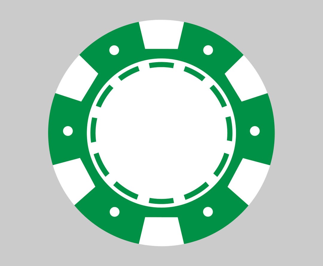 Green Casino Chip Svg, Casino Chip Png, Casino Coin Svg, Poker ...