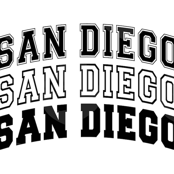 San Diego Padres Font - Etsy