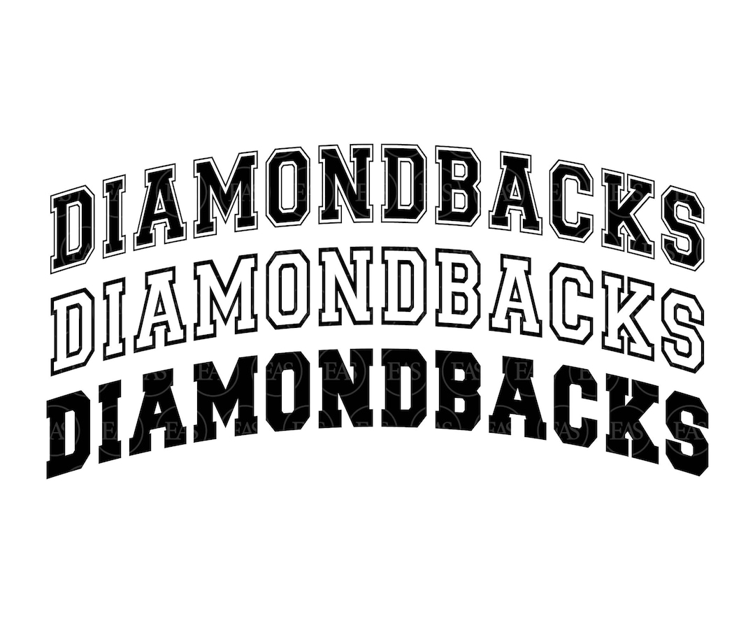 Diamondbacks Svg, Diamondbacks Arched Varsity Svg, Diamondbacks Mascot ...