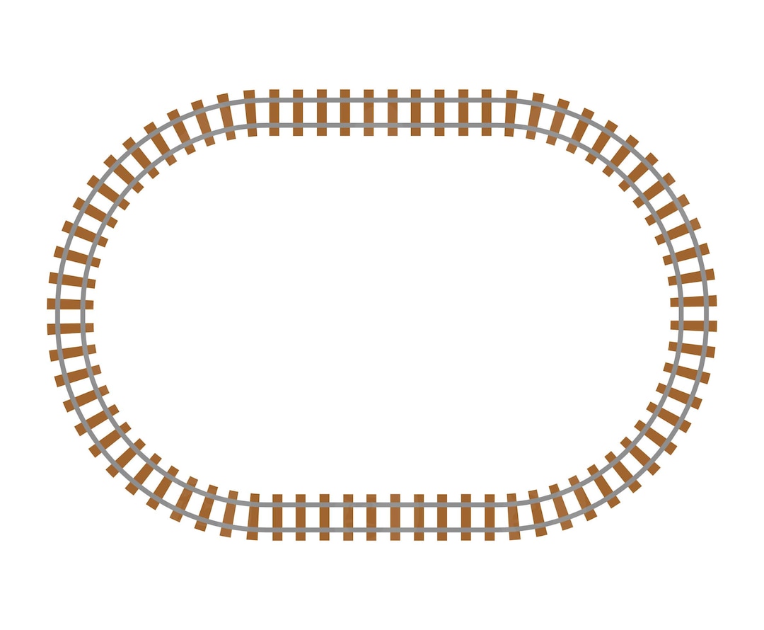 Railroad Svg, Railroad Png, Train Railroad Clipart. Vector Cut File ...