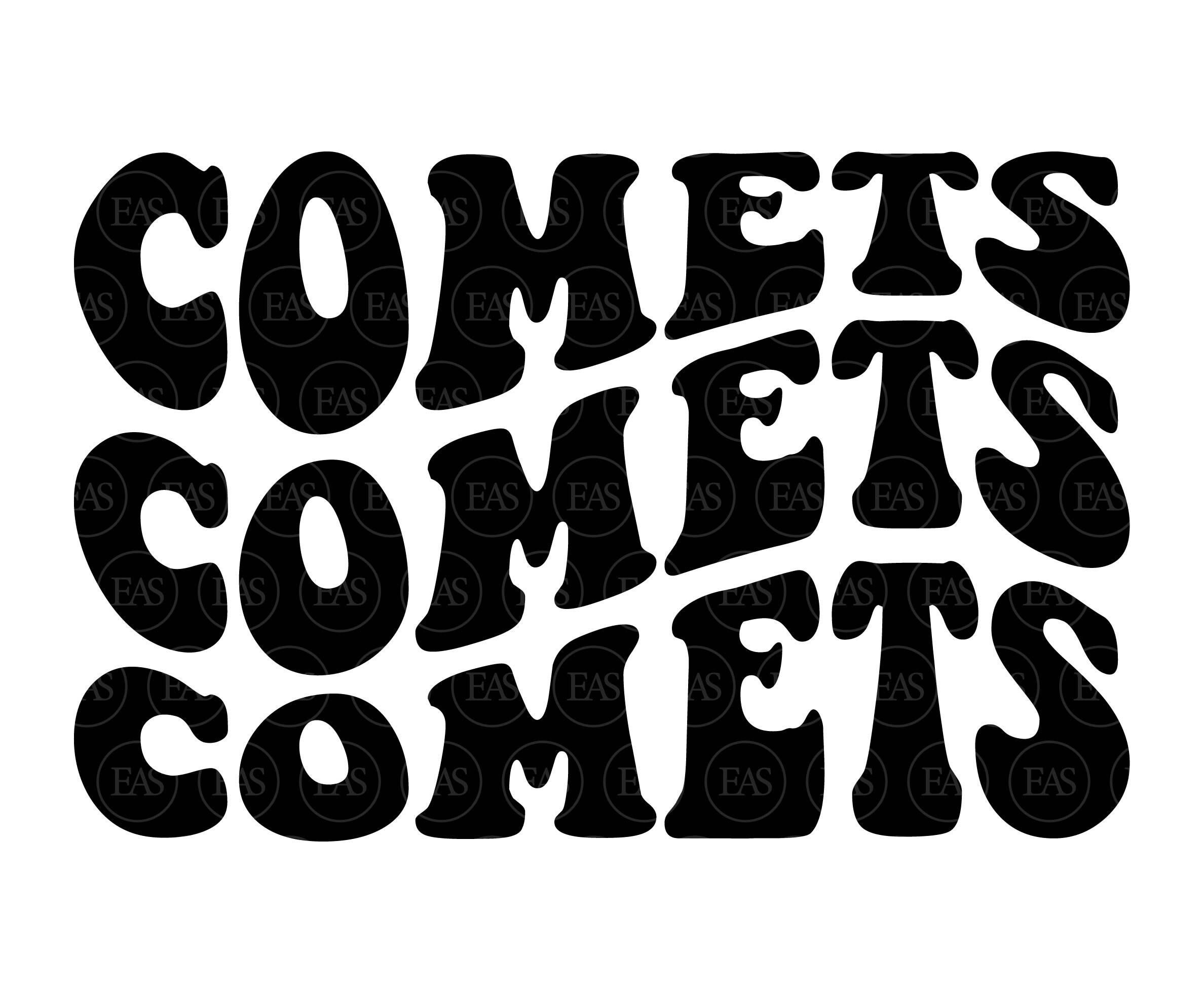 Utd Comets Block Lettering
