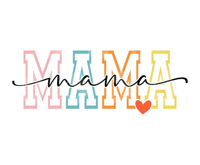 Mama Svg, Mama Png, Mama Varsity, Mom Life Svg, Mother's Day, Mama T ...