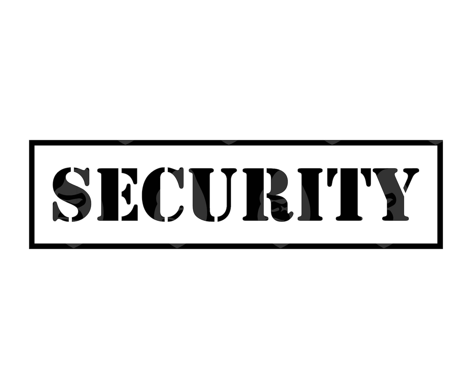 Security Svg, Security Png, Security Army Stencil Text, Security ...