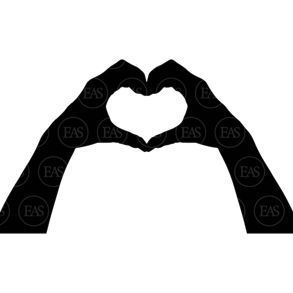 Asl Hands Vector - Etsy