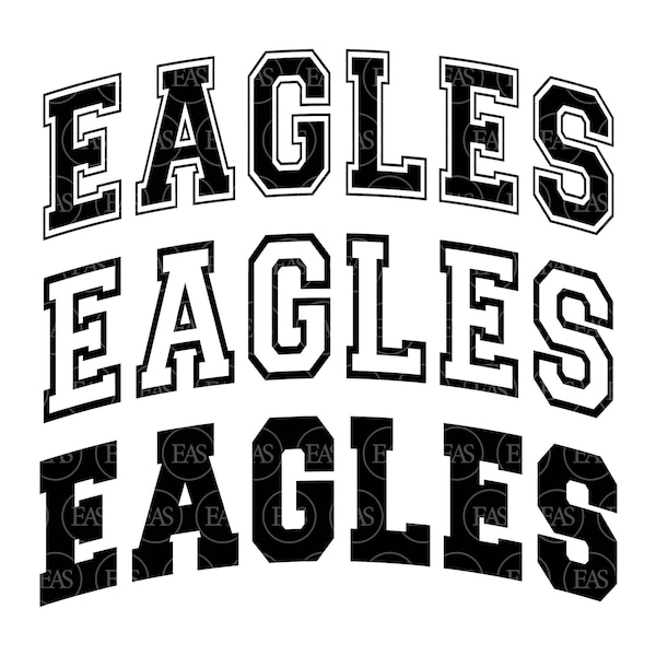 Philadelphia Eagles Jersey Font - Etsy