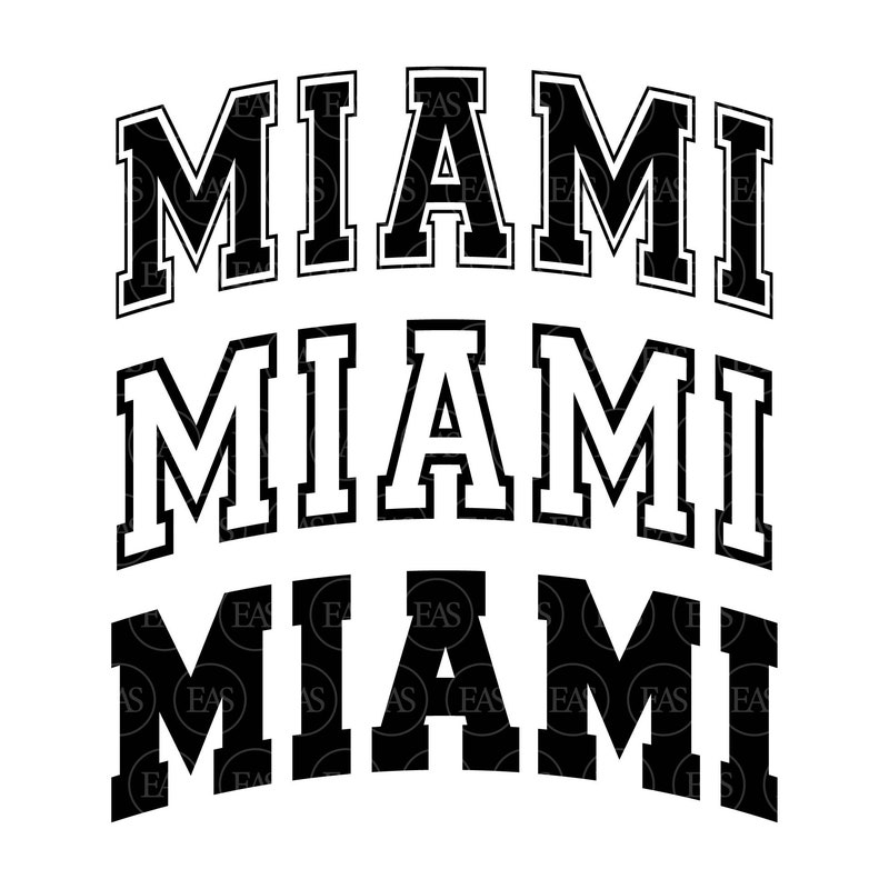 Miami Hurricanes Svg - Etsy