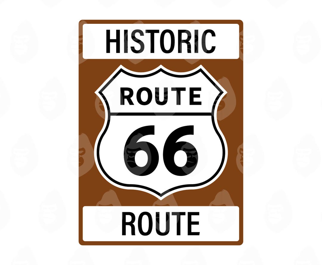 Route 66 Svg Png, Highway Sign Svg, Freeway Shield Sign, Road Sign ...