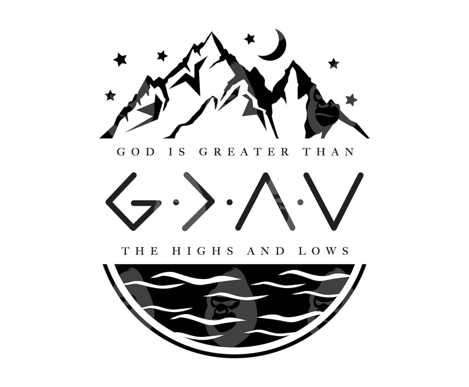 God is Greater Than High and Lows Svg, Bible Verse Png, Romans 8:28 ...