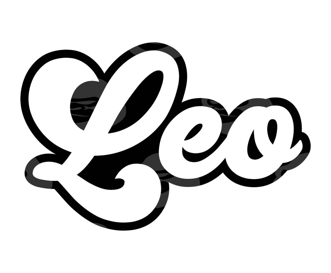 Leo Svg, Leo Png, Cursive Script Font, Zodiac Signs, Horoscope ...
