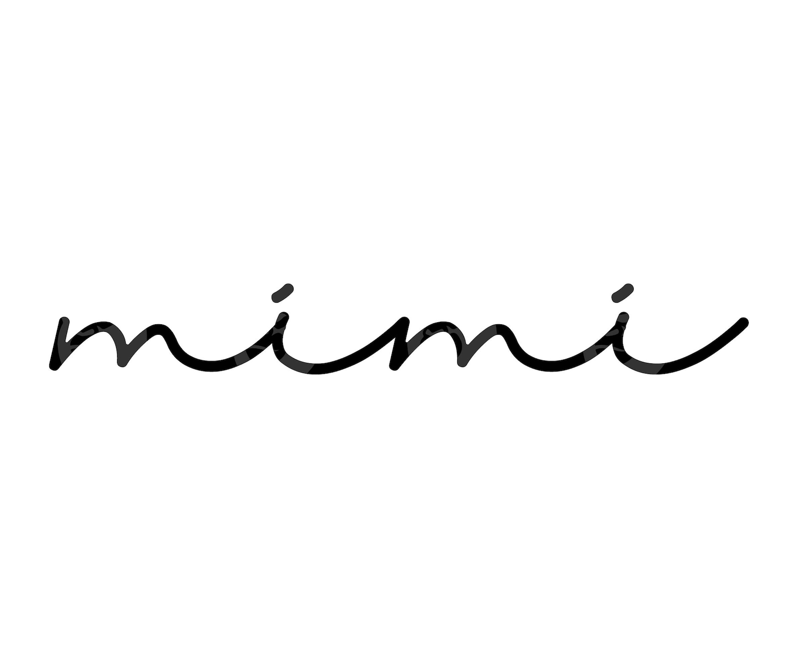Mimi Svg, Mimi Png, Mimi Cursive Script Font, Mom Life, Grandma T Shirt, Mimi Clipart. Vector ...