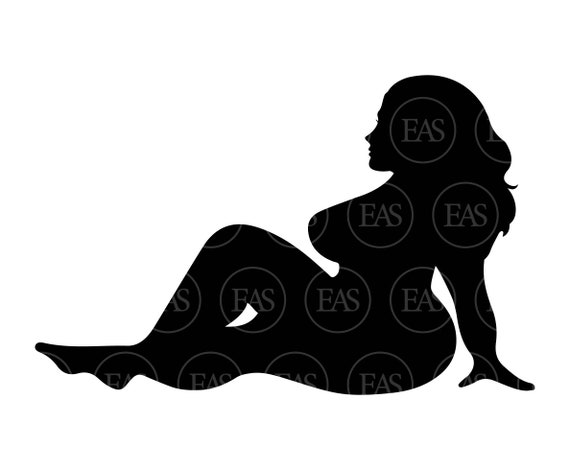 Thick Curvy Mudflap Girl Svg Chubby Mudflap Girl Svg Trucker Etsy
