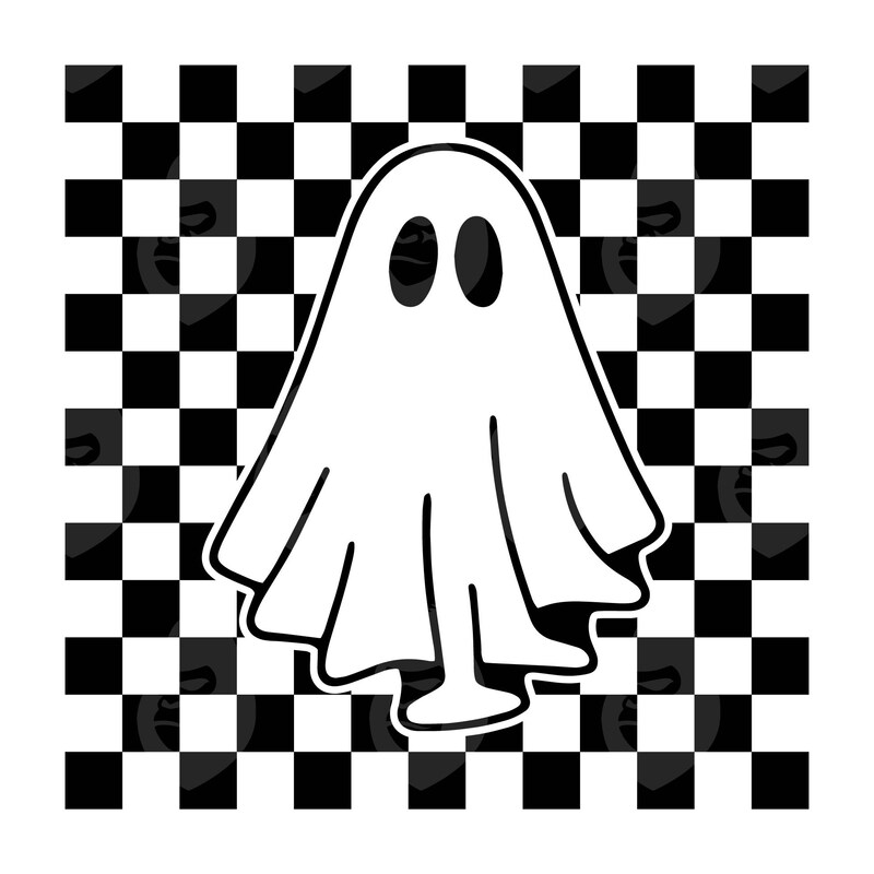 Boys Checkered Ghost - Etsy