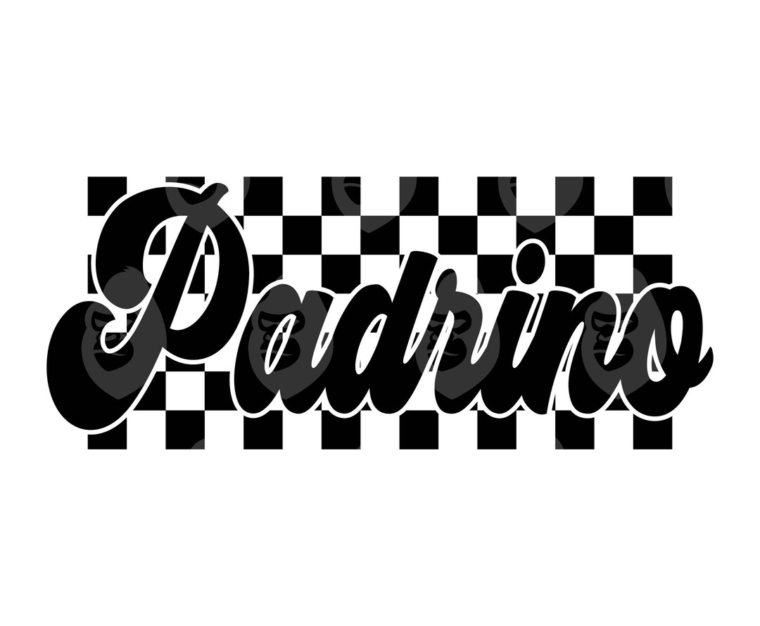 Retro Checkered Padrino Svg, Padrino Png, Grandfather Life Svg, Father ...
