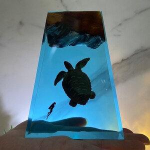Personalized Desk Decorations, Room Table Hawksbill Sea Turtle ...