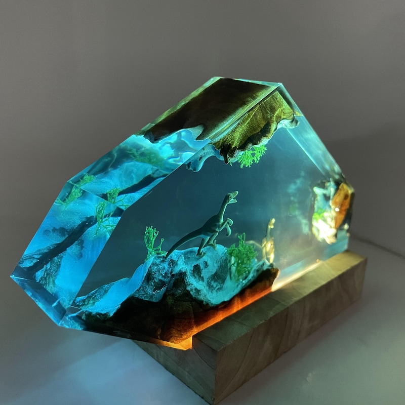 Dinosaur Blue Night - Etsy