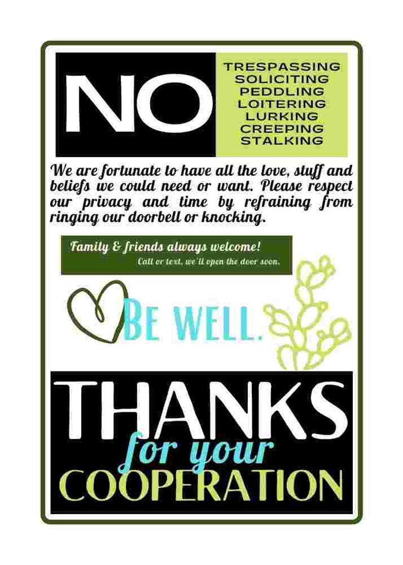 No Solicitors Sign - Etsy