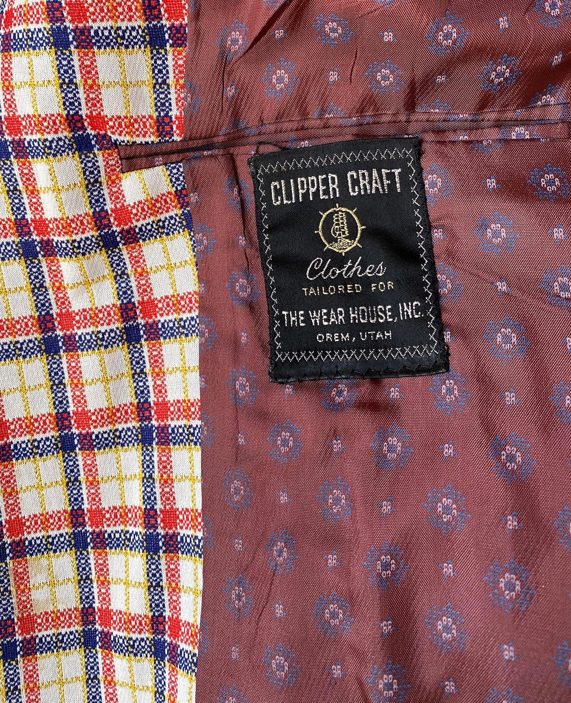 Vtg Clipper Craft Men's Suit Jacket Haberdashery Vtg Men's Suit Vtg ...