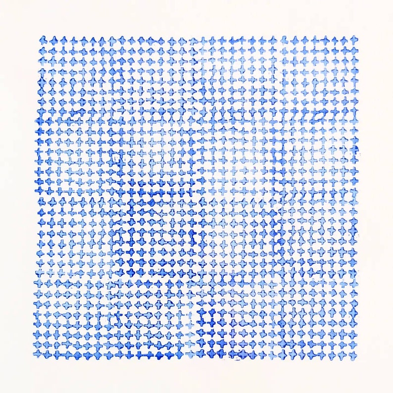 Engraving Linocut / Geometric Patterns / Interior Decoration / French ...