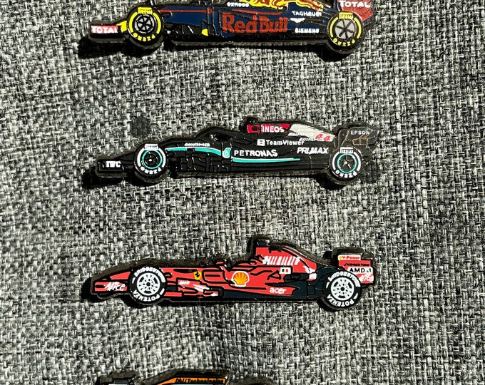 Formula 1 Enamel Pins: Mercedes Red Bull Mclaren Ferrari. - Etsy