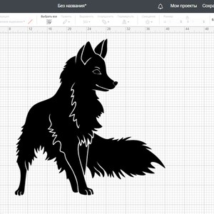 Fox Svg Dxf Png for Cricut Fox Clipart - Etsy