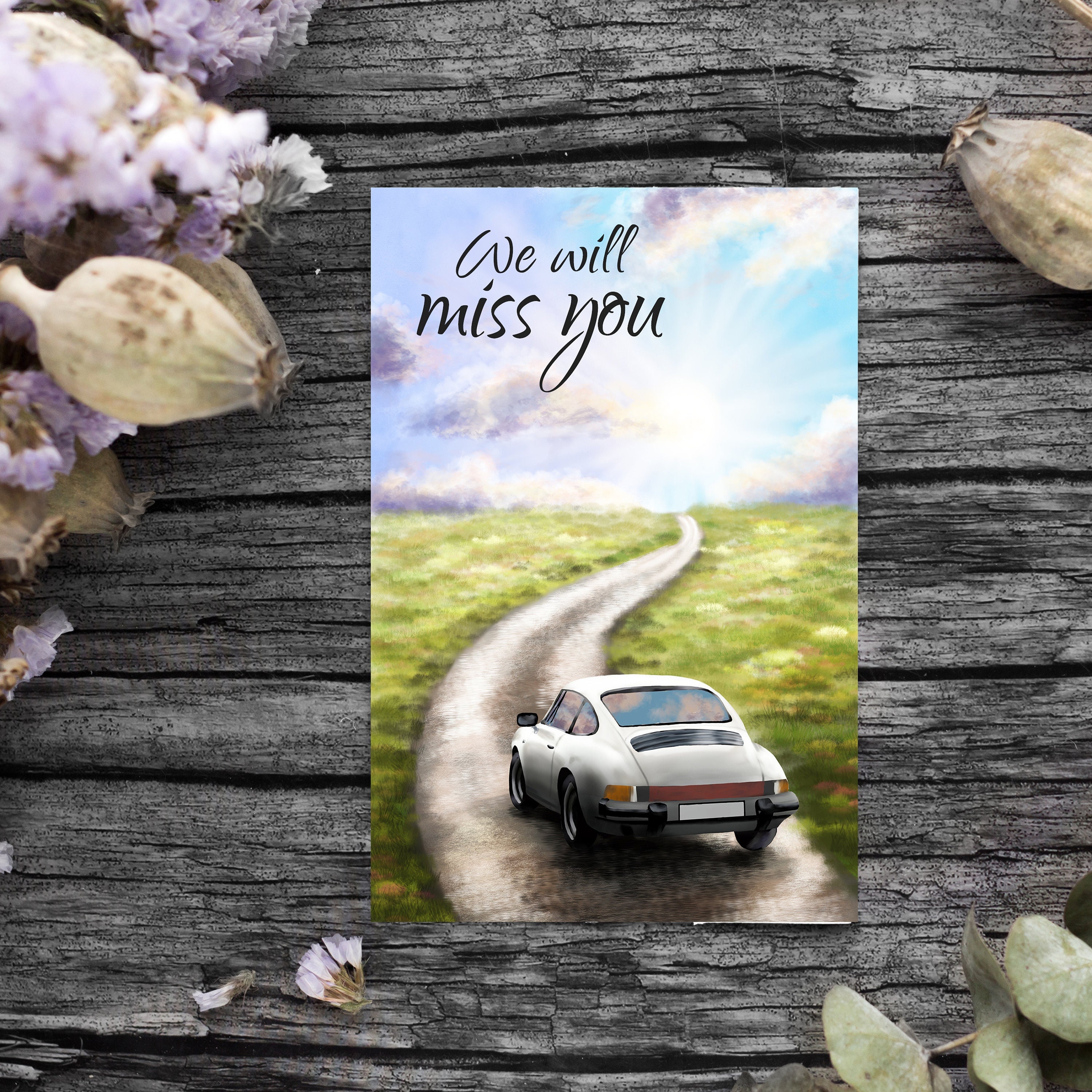 Printable Miss You Card A6 Card 58x83 Inch Card Print At Etsy
