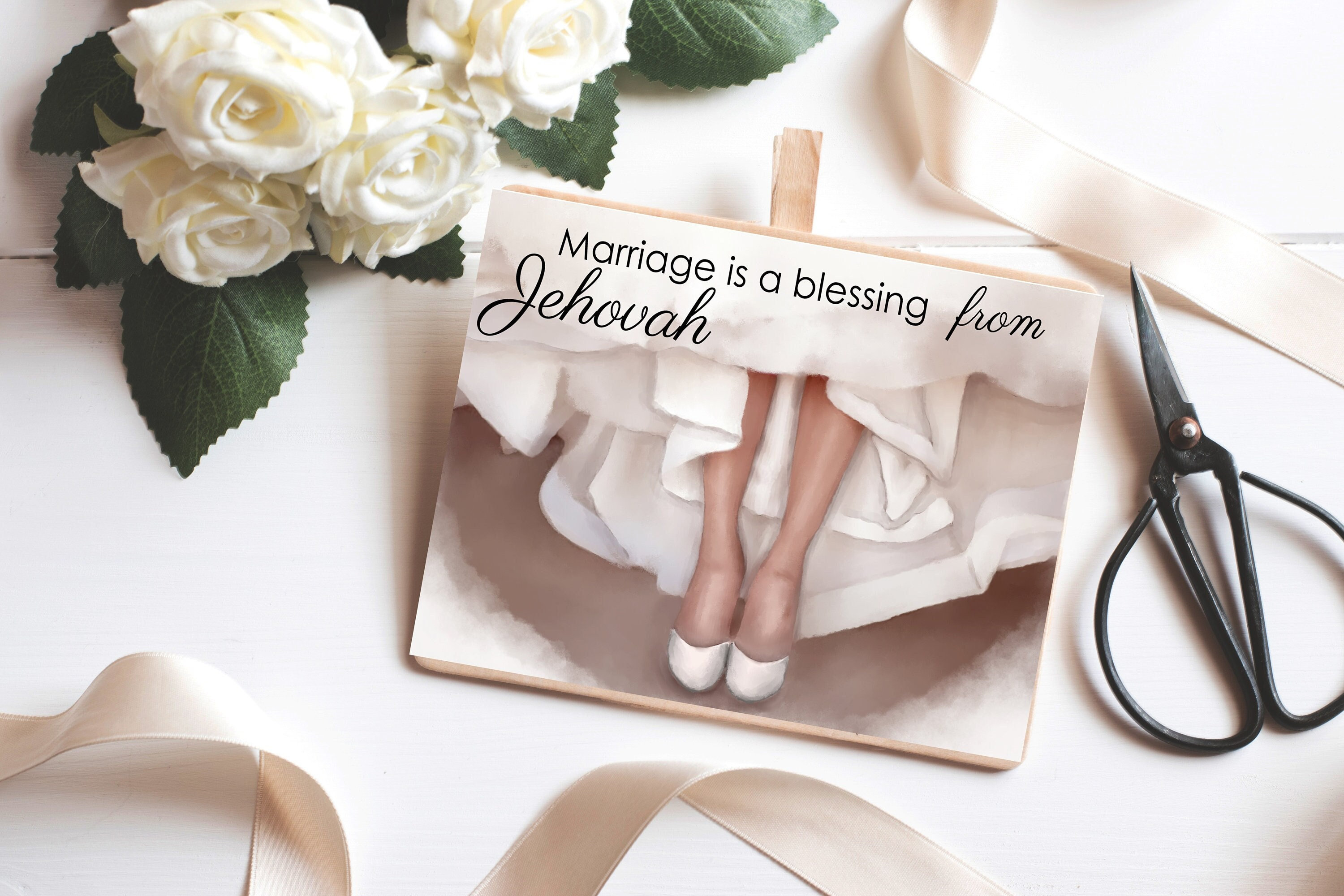 JW Wedding Card, JW Printable Happy Wedding Day Ever Card, Jw Marriage ...