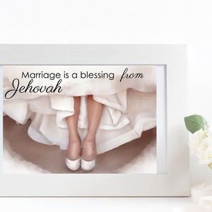 JW Wedding Card, JW Printable Happy Wedding Day Ever Card, Jw Marriage ...
