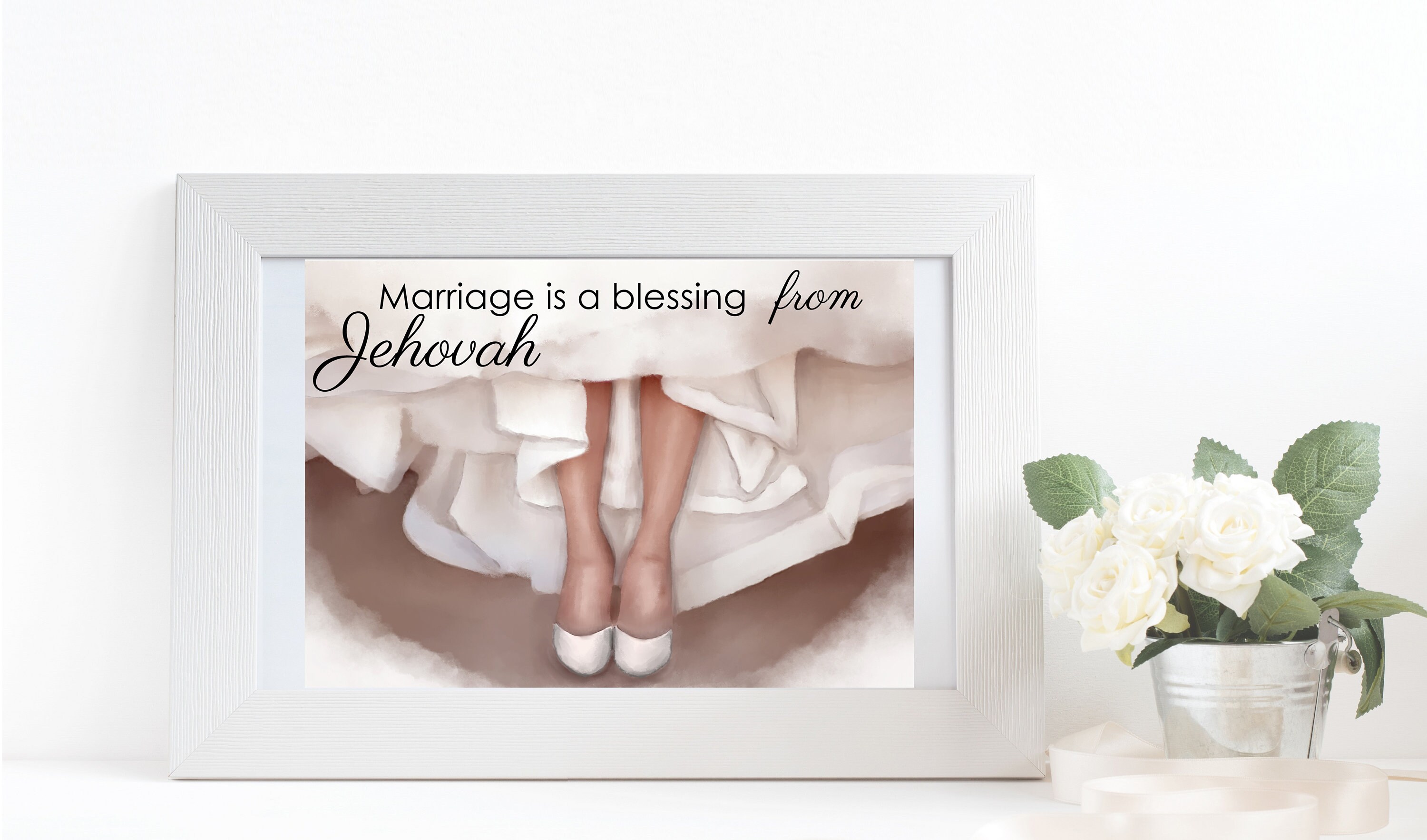 JW Wedding Card, JW Printable Happy Wedding Day Ever Card, Jw Marriage ...