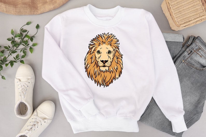 León svg dxf para cricut León clipart png - Etsy México